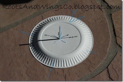 RootsAndWingsCo: Summer Shadow Fun-Homemade Sundials!